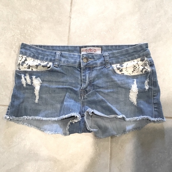 Iris Jeans | Shorts | Iris Jeans Super Short Cutoffs Distressed With ...